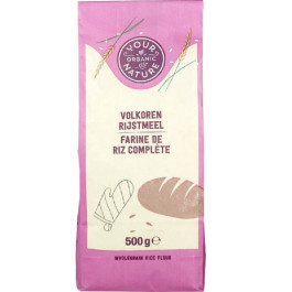 Rijstmeel Volkoren Biologisch 500g